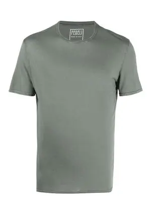 FEDELI Short-sleeve Cotton T-shirt