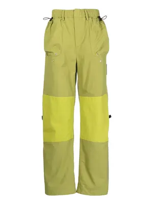 A-COLD-WALL* Contrast-panel Cargo Trousers - Green