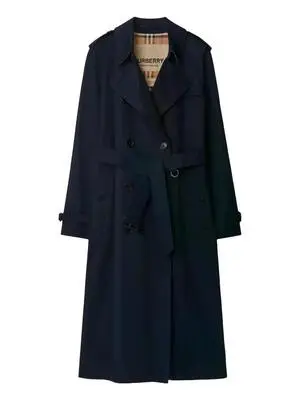 Burberry The Waterloo Heritage Trench Coat - Blue