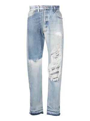 GALLERY DEPT. Ken Ripped Slim-cut Jeans - Blue