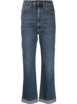 3x1 High-waist Straight-leg Jeans - Blue