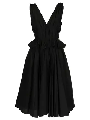 PUSHBUTTON PushBUTTON V-Neck Midi Dress