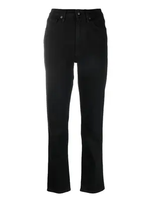 3x1 High-waist Tapered Jeans - Black