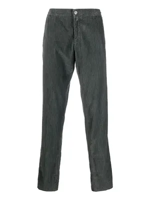 Kiton Straight-leg Corduroy Trousers - Grey