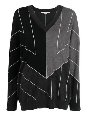 STELLA MCCARTNEY Stella McCartney Stripe-Print Jumper
