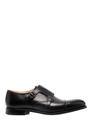 Church's Detroit Almond-toe Monk Shoes - Black