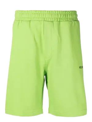 Helmut Lang Logo-print Track Shorts - Green