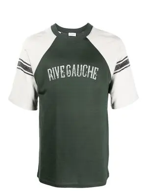 Saint Laurent Rive Gauche Raglan T-shirt - Green