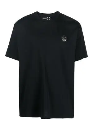 Raf Simons Logo-patch Short-sleeved T-shirt - Black