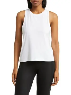 Beyond Yoga Featherweight Rebalance Tank - Cloud White