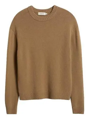 FRAME FRAME Cashmere Crewneck Sweater Camel