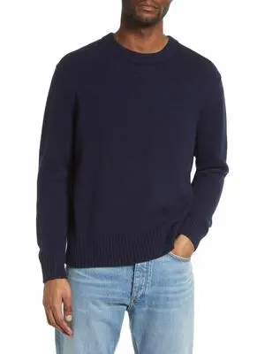 FRAME Cashmere Crewneck Sweater - Navy