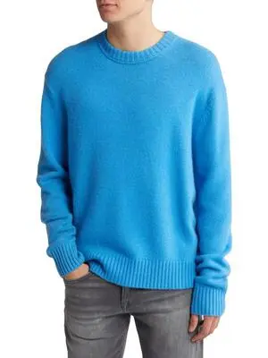 FRAME FRAME Cashmere Crewneck Sweater Pop Blue