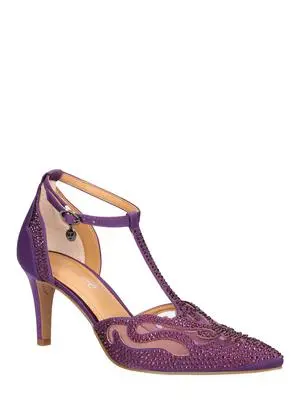 J. Reneé Lisha Pointed Toe Pumps - Purple
