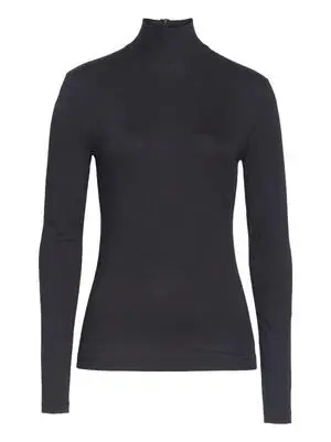 Akris Stretch Modal Turtleneck - Black
