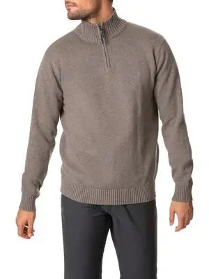 Rodd & Gunn Rodd & Gunn Merrick Bay Quarter Zip Sweater Almond
