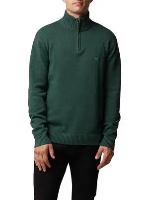 Rodd & Gunn Rodd & Gunn Merrick Bay Quarter Zip Sweater Forest