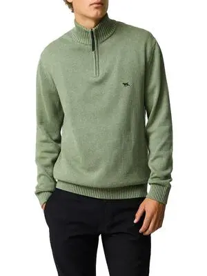 Rodd & Gunn Rodd & Gunn Merrick Bay Quarter Zip Sweater Thyme