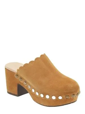 CHOCOLAT BLU Chocolat Blu Gemini Platform Clog Tan Suede