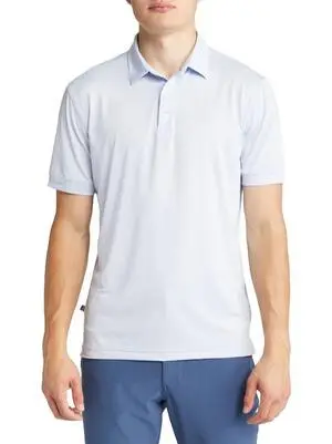 Mizzen+main Versa Solid Golf Polo - Light Blue Solid