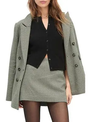FAVORITE DAUGHTER The Phoebe Houndstooth Blazer - Chesire Houndstooth