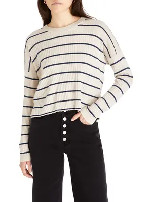 Madewell Striped Crewneck Sweater Anderson