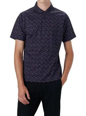 BUGATCHI Ooohcotton® Skull Print Short Sleeve Polo