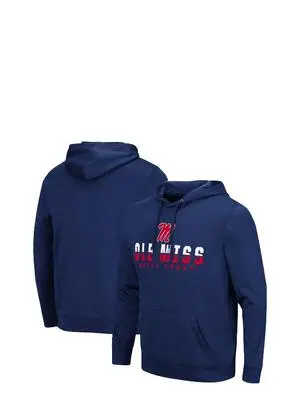 COLOSSEUM Ole Miss Rebels Lantern Pullover Hoodie - Navy