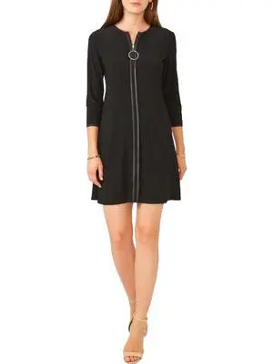 Chaus Zip-up Dress - Black