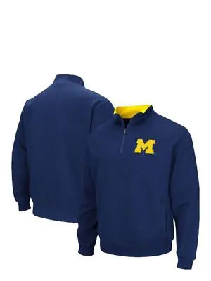 COLOSSEUM Michigan Wolverines Tortugas Quarter-zip Jacket - Navy