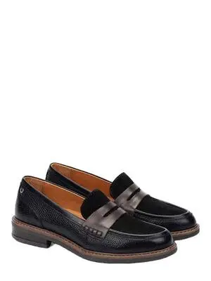 Pikolinos Aldaya Penny Loafer - Black/brown