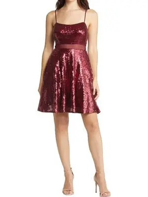 LNL Sequin Skater Dress