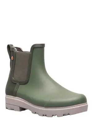 Bogs Holly Waterproof Chelsea Boot - Green Ash