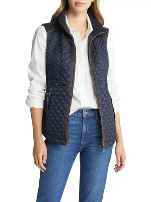 Gallery Quilted Vest - Navy