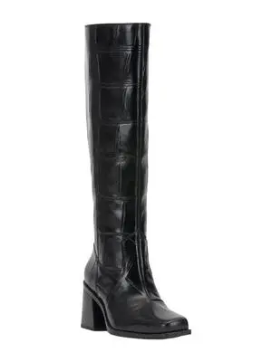 Vince Camuto Sangeti Knee High Boot - Black Silky