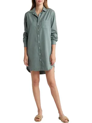 Frank & Eileen Frank & Eileen Mary Classic Long Sleeve Shirtdress Thyme