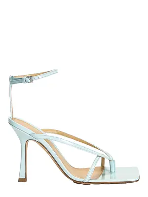 Bottega Veneta Stretch Ankle Strap Sandals - Pale Blue