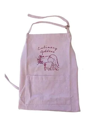 OVERSEASONED Culinary Goddess Apron - Pink