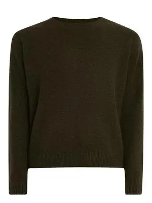 THE ELDER STATESMAN Heavyweight Cashmere Sweater - New Olive