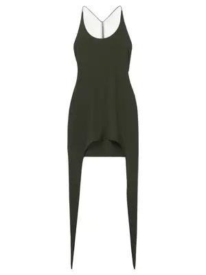 GRACE LING Embellished Mini Dress - Green
