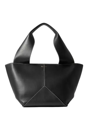METIER Weekend Large Leather Tote - Black