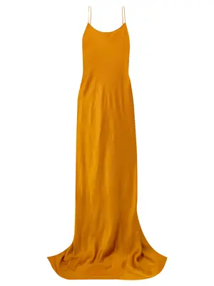 Victoria Beckham Victoria Beckham Satin Gown Gold
