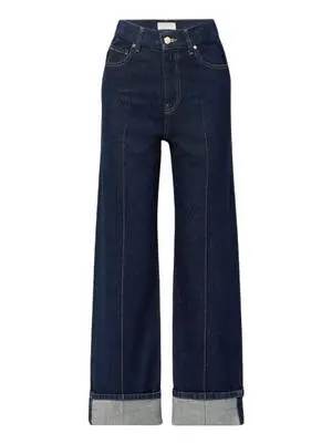 Ulla Johnson The Genevieve High-rise Wide-leg Jeans - Blue