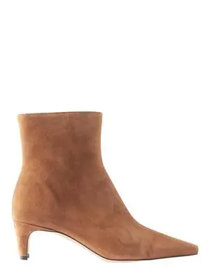 STAUD STAUD Wally Suede Ankle Boots