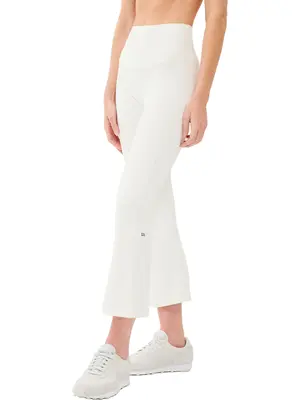 Splits59 Raquel High Waist Crop White