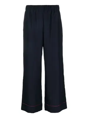 P.a.r.o.s.h Straight-leg Cropped Trousers - Blue