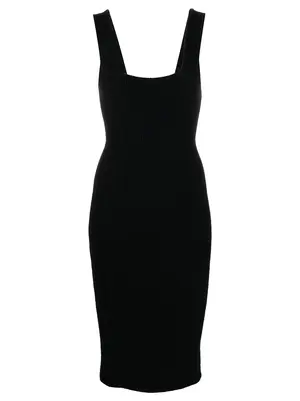 Wardrobe.NYC Sleeveless Midi Dress - Black