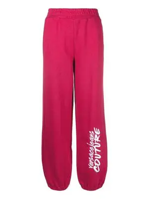 Versace Logo-print Track Pants - Pink