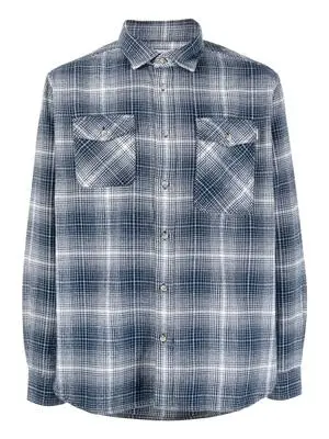 Woolrich Check-pattern Button-up Shirt - Blue