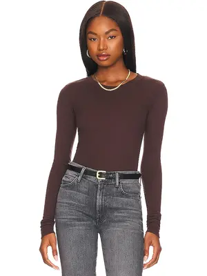 Lamade LA Made Long Sleeve Thermal Tee Mahogany
